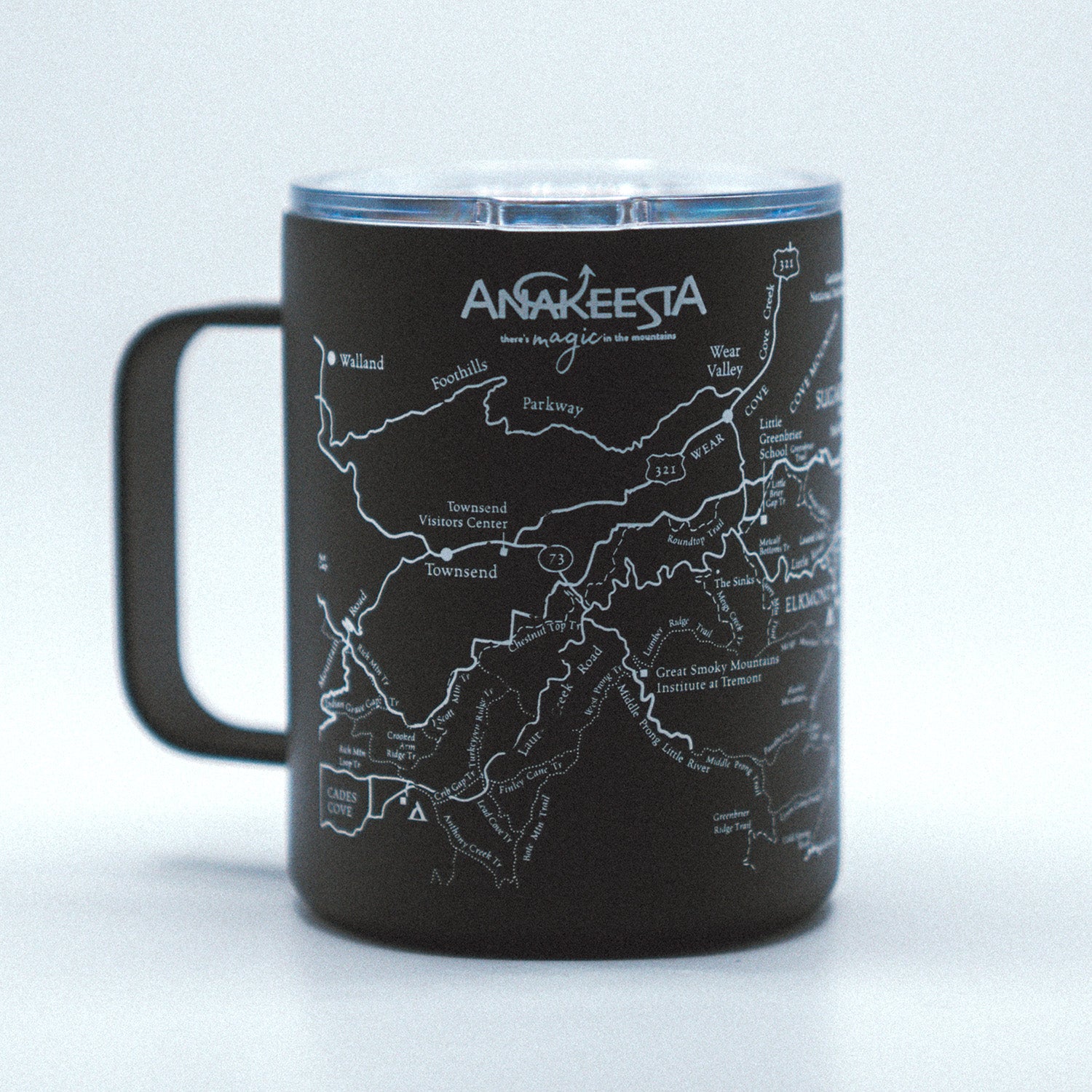 Line Map Stainless Mug – Anakeesta